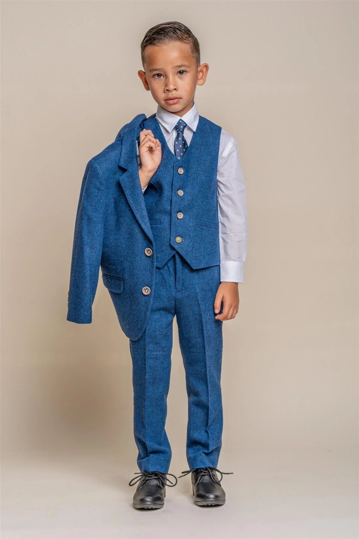 Men's Boys Wool Tweed Suit Father-Son Bundle | Sirri