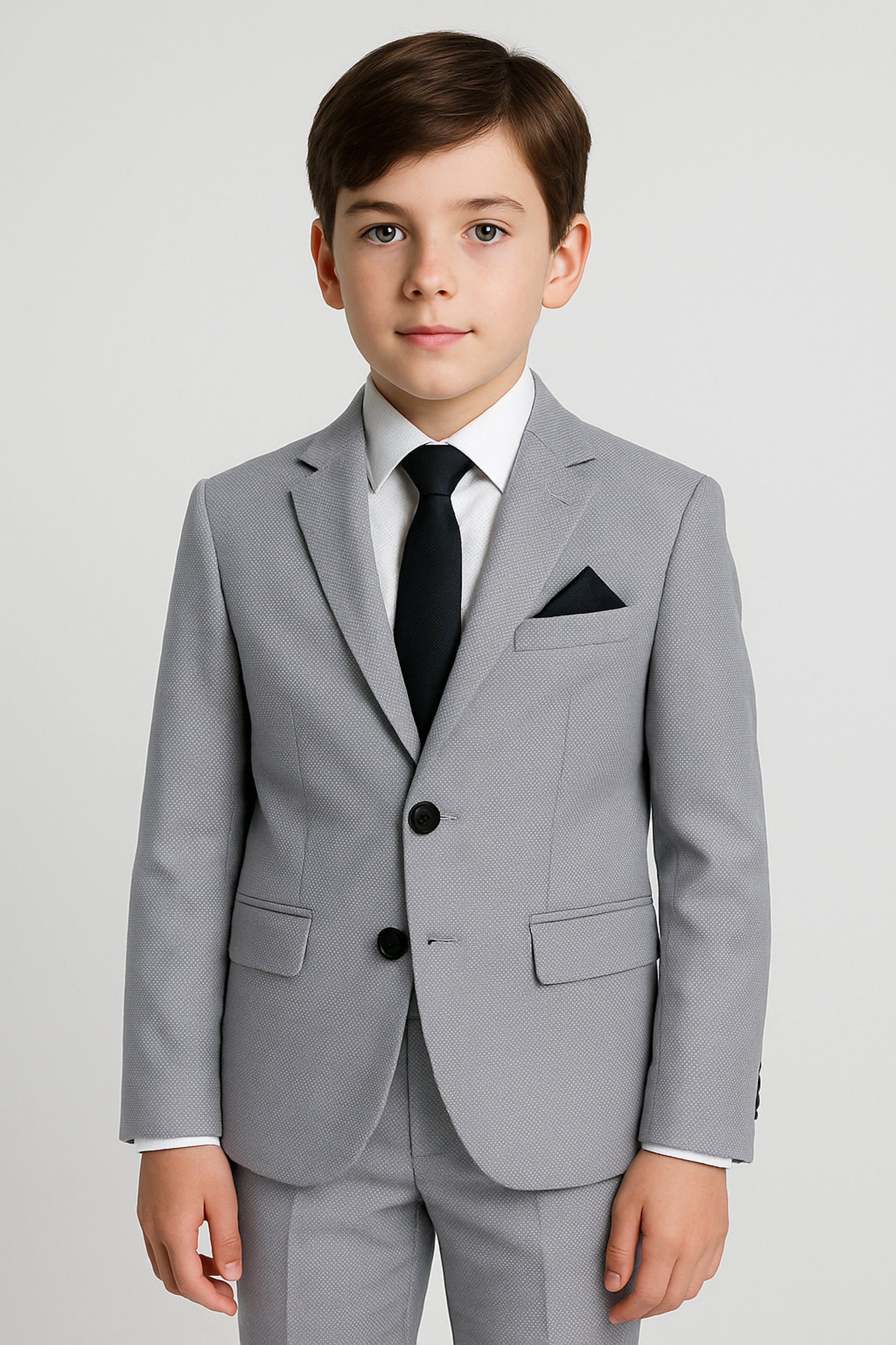 7 PC Self-Patterned Formal Suit Set | Sirri Boys Formalwear
