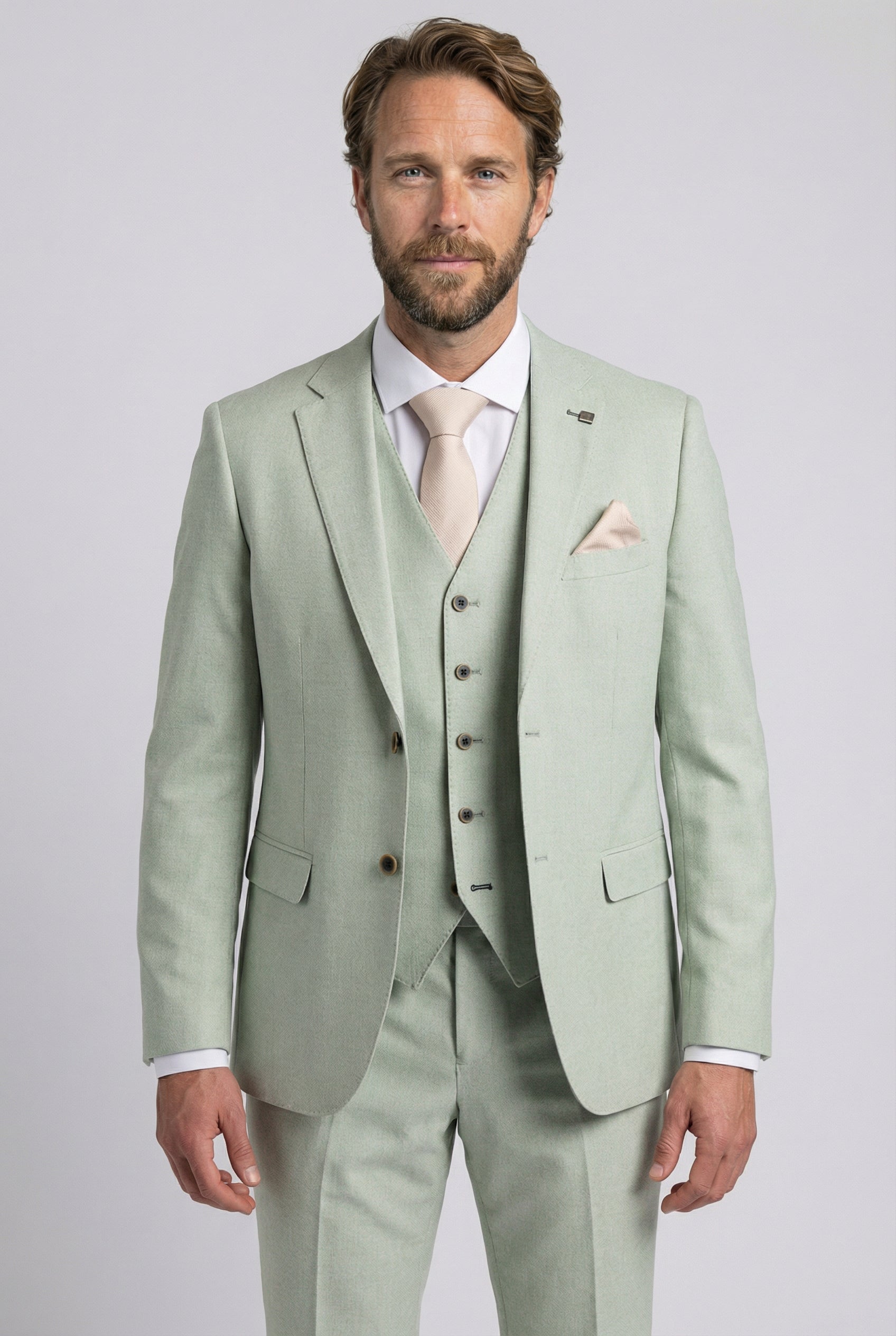 Men’s 3-Piece Tailored Fit Wedding Suit | Sirri Formalwear