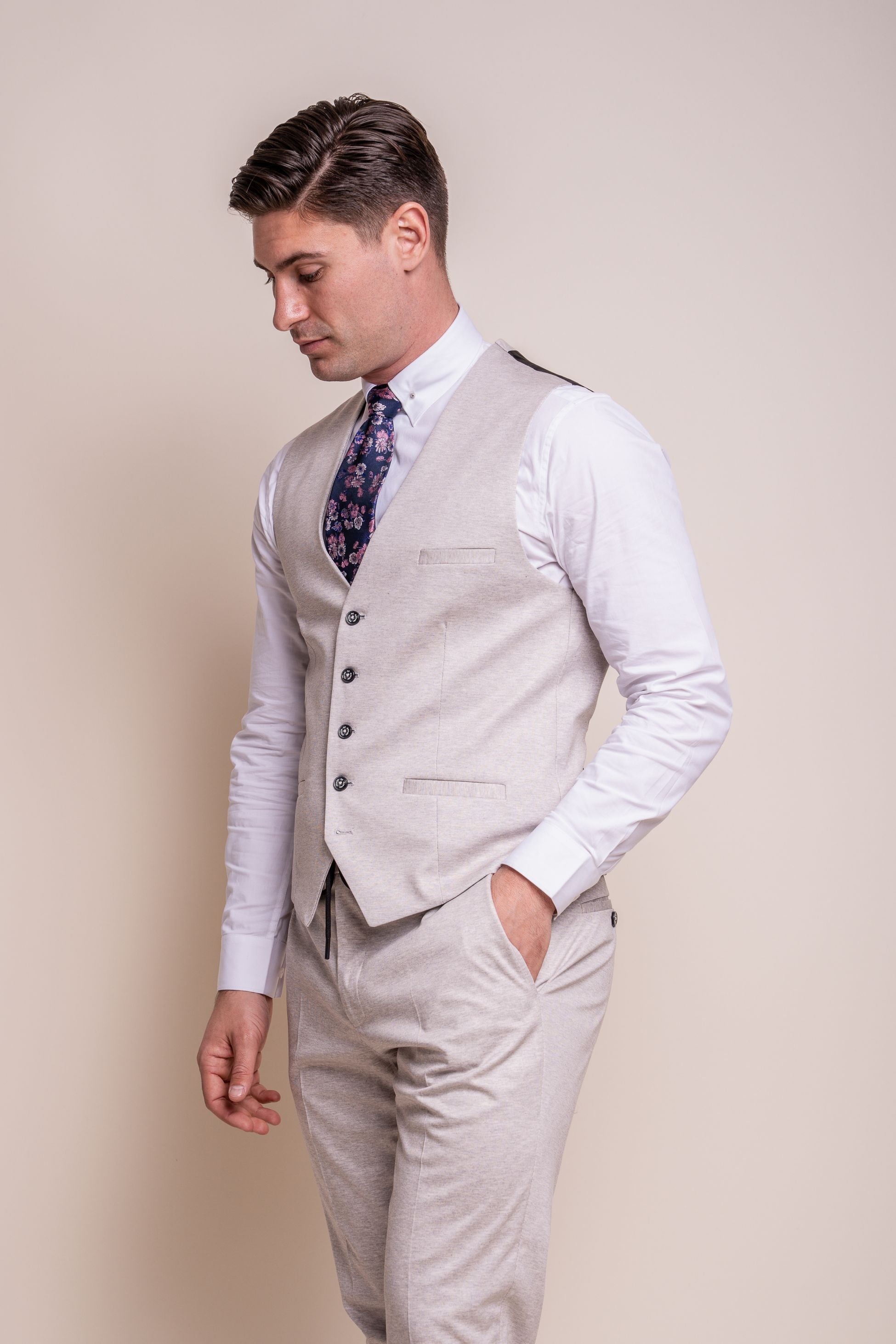 Men's Slim Fit Wedding Business Formal Suit 3 Piece Sold Separately Set ...